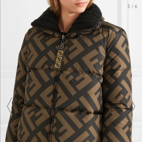 Fendi | Jackets & Coats | Fendi Wool Reversible Ski Jacket | Poshmark